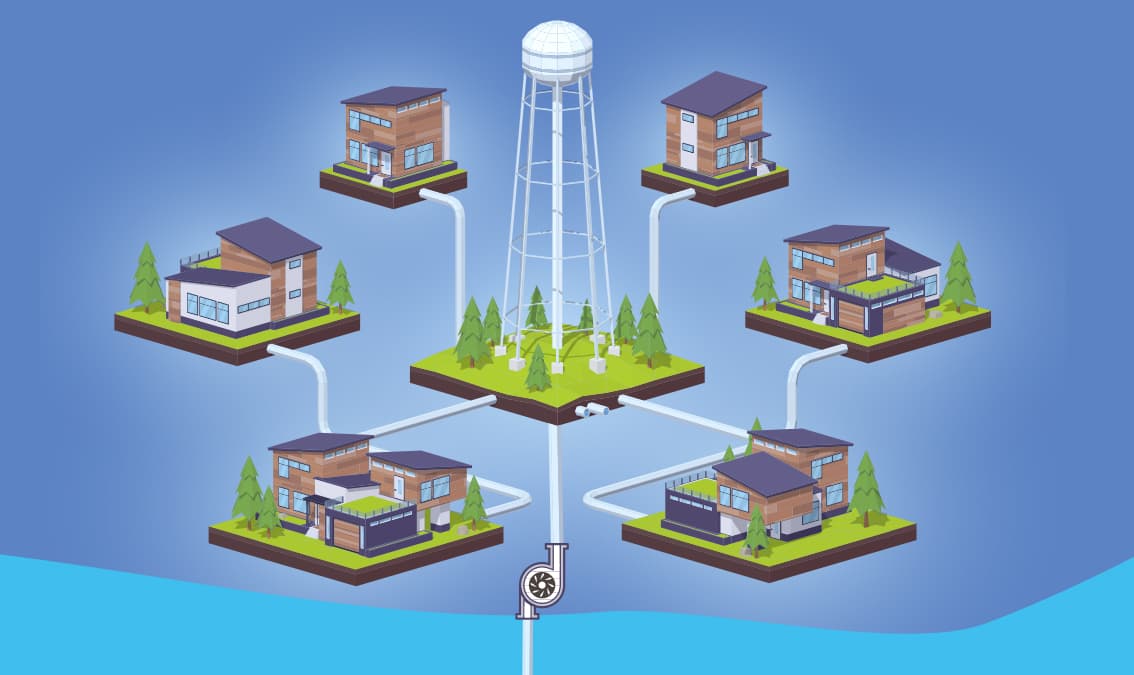 Gravity Water Distribution Systems