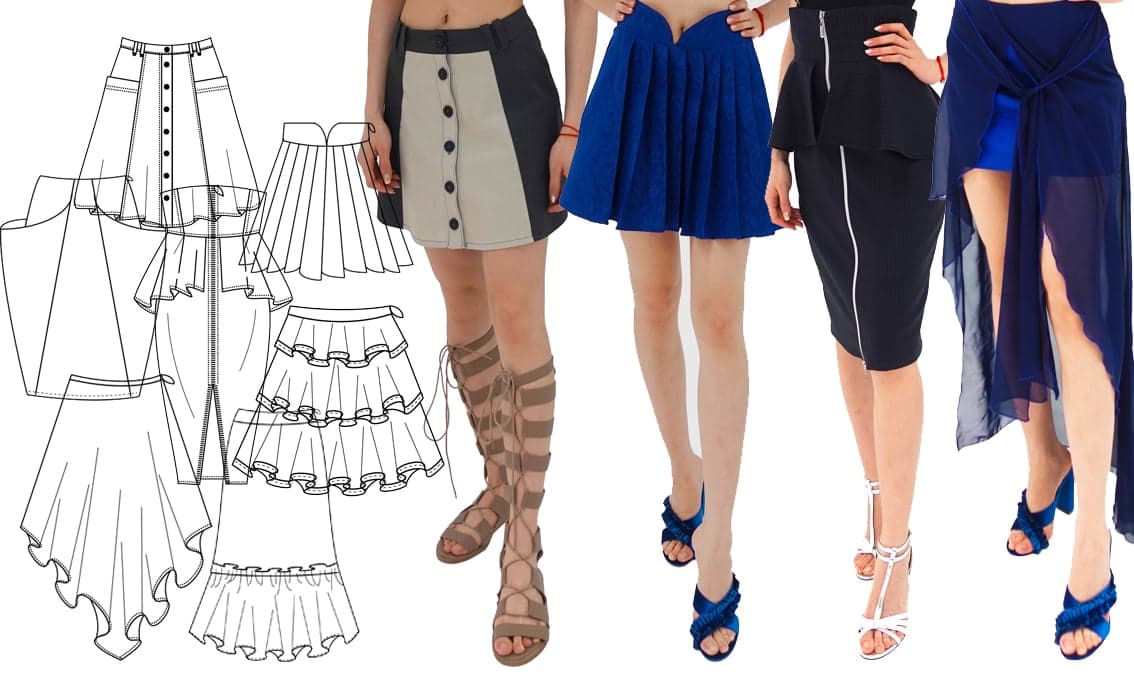 different skirts designs